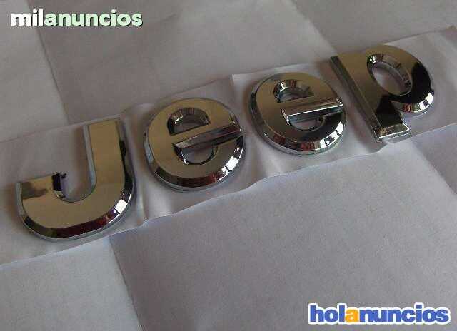 LETRAS JEEP EMBLEMAS LOGOTIPOS ESCUDOS - Otros