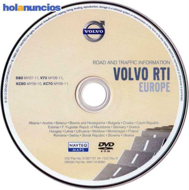 ACTUALIZACIÓN VOLVO RTI MMM&P2001 &2016& - Navegadores gps