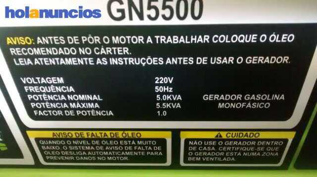 GENERADOR MAC POWER GN5500 MONOFÁSICO 55 - Otros