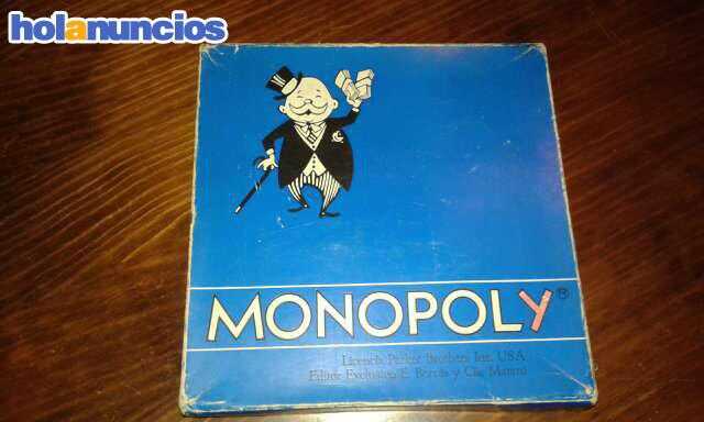 JUEGO MONOPOLY DE BORRÁS& CAJA AZUL - Juegos de mesa