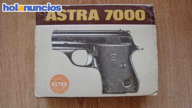 CAJA PISTOLA ASTRA MOD& 7000 CAL 22 LR - Armas