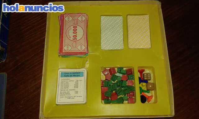 JUEGO MONOPOLY DE BORRÁS& CAJA AZUL - Juegos de mesa