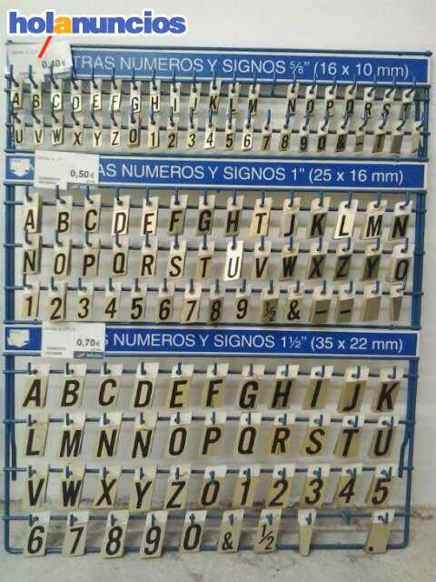 VENDO LETRAS& NUMEROS& SIGNOS Y LETREROS - Proveedores