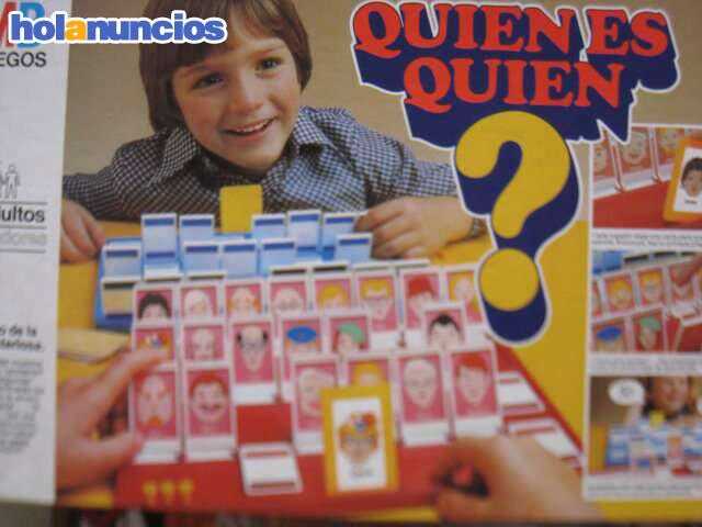 JUEGO QUIEN ES QUIEN MB ANTIGUO AÑOS 80 - Juegos de mesa